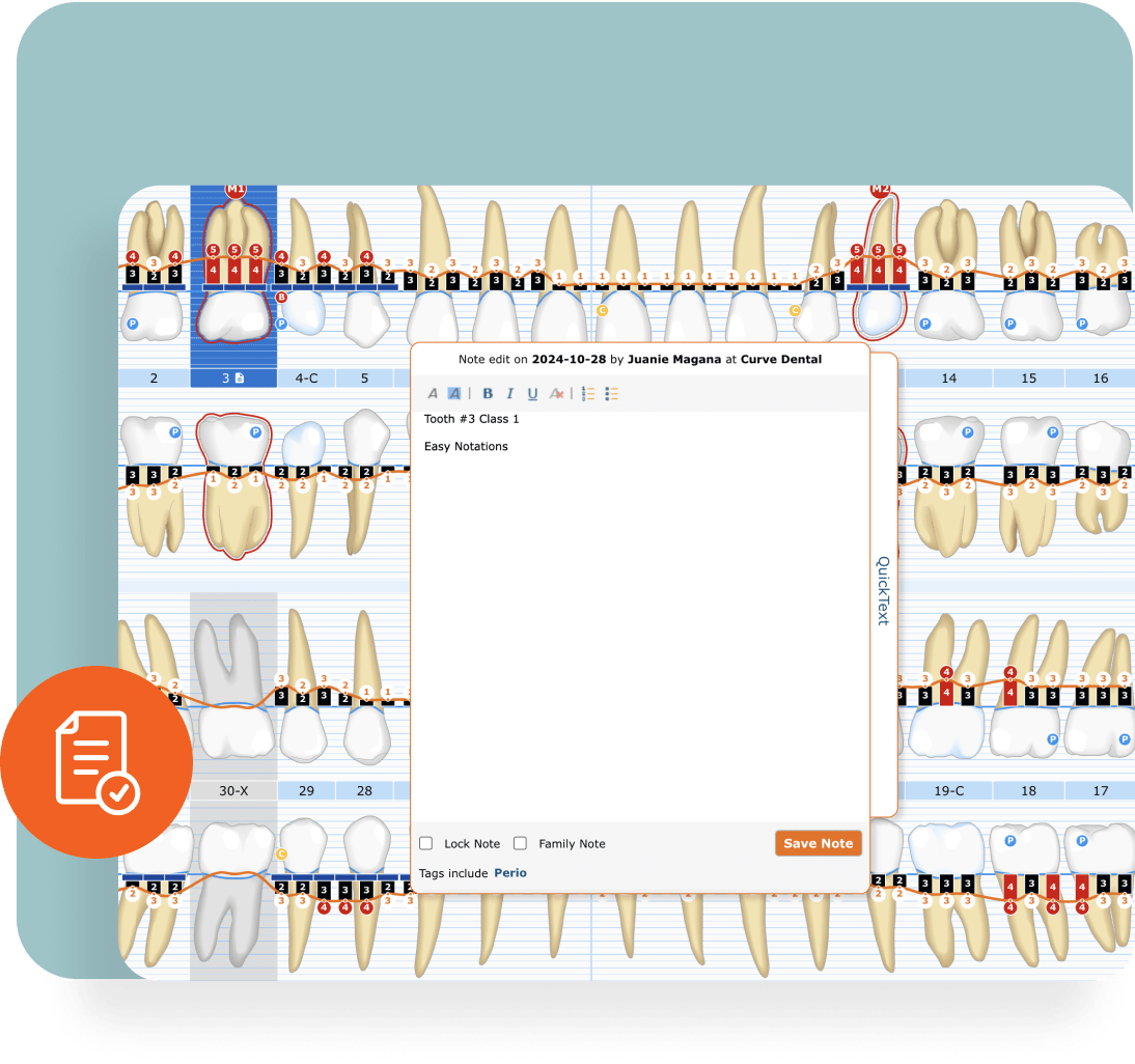 Curve Dental: Efficient Perio Charting